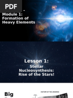 Lesson 2 Formation of Elements Stellar Nucleosynthesis | PDF | Stars ...