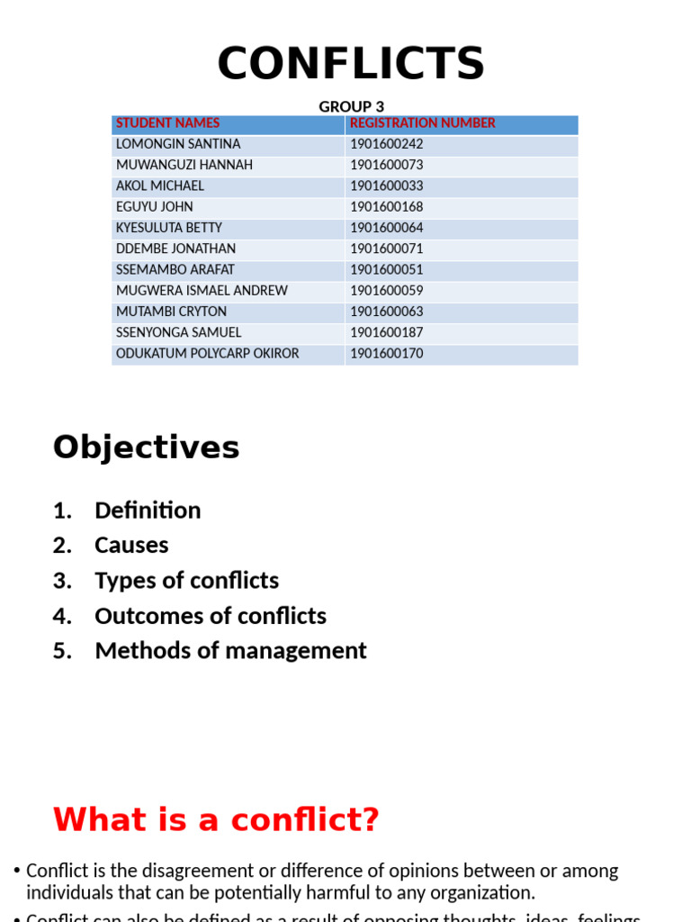 Conflicts Management in Our Work Places | PDF | Team Building | Organizational Behavior