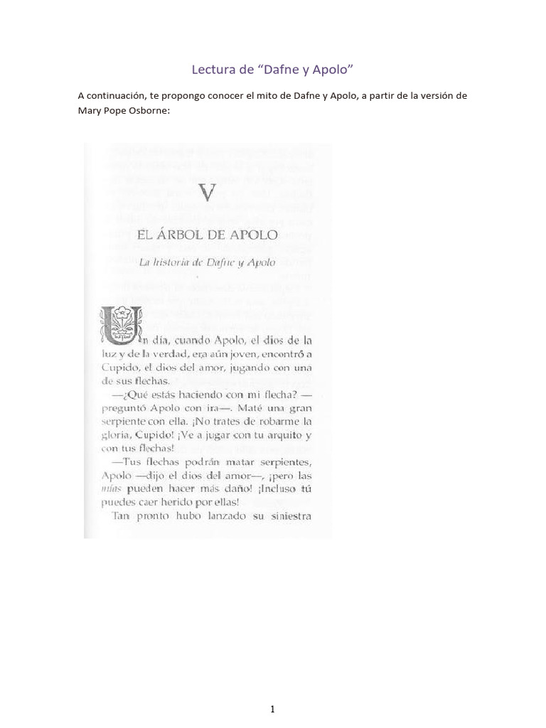Dafne y Apolo | PDF | Apolo