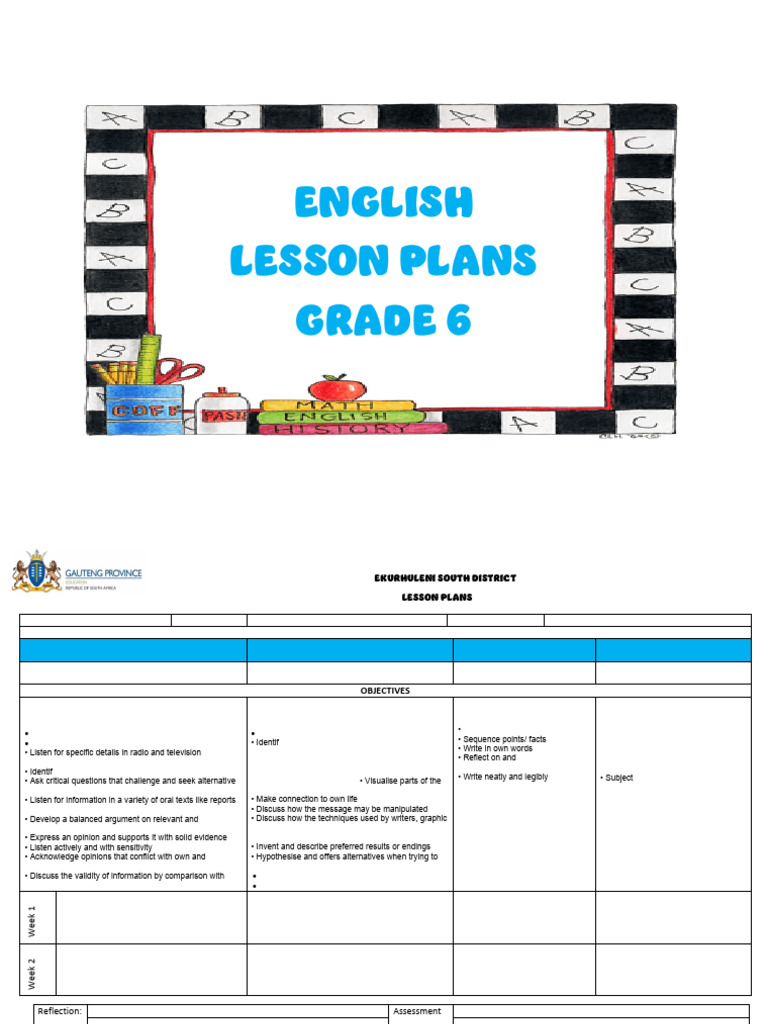 Grade 6 English E-Curriculum Overview | PDF | Reading Comprehension ...