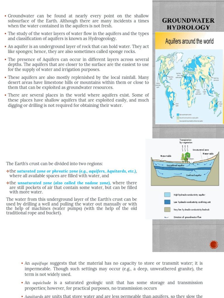 Module 4 - Gwhcfgtcyfyfyg7g7g7f7g7vuvucucycu | PDF | Aquifer | Groundwater