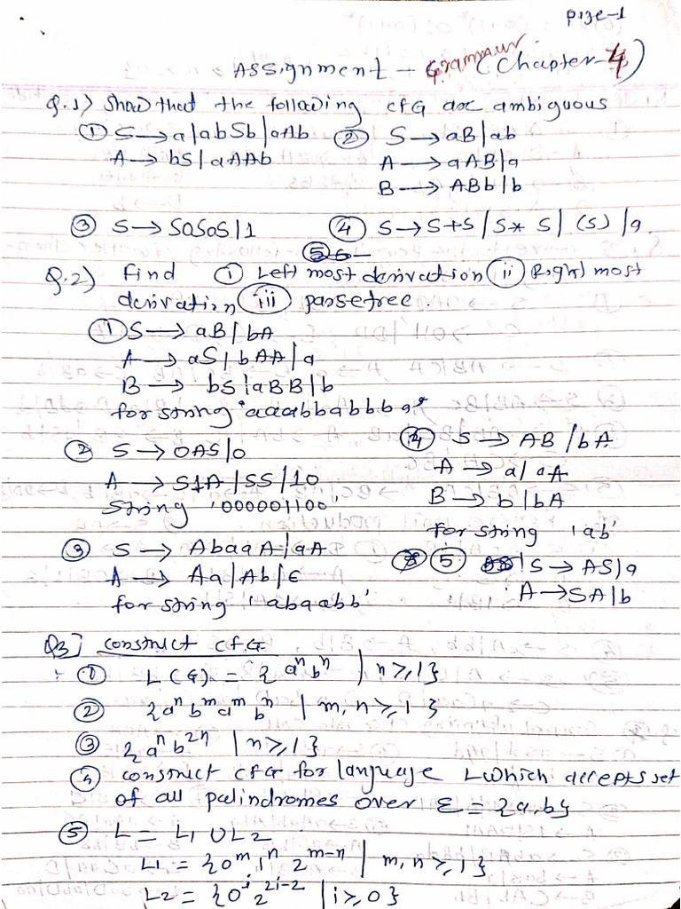 Grammar Assignment | PDF