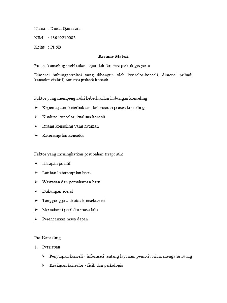 Resume Materi MC | PDF