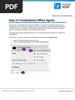 Troubleshooting SentinelOne Agent Offline | PDF | Command Line Interface | Computer Science