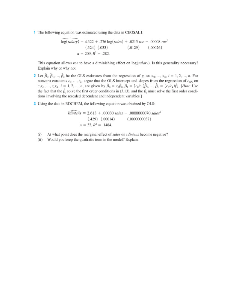 Applied Econometrics | PDF