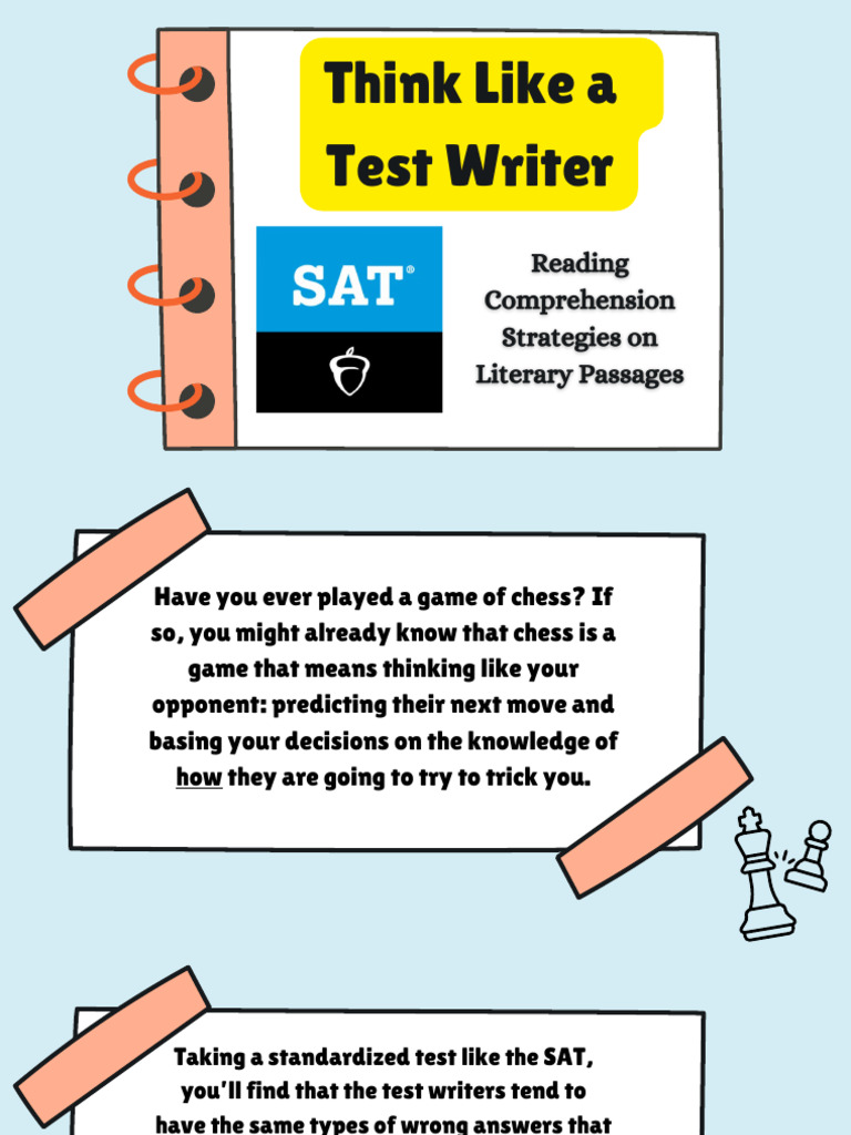 Some SAT Prep I Found For Reading | PDF | Sat | Question