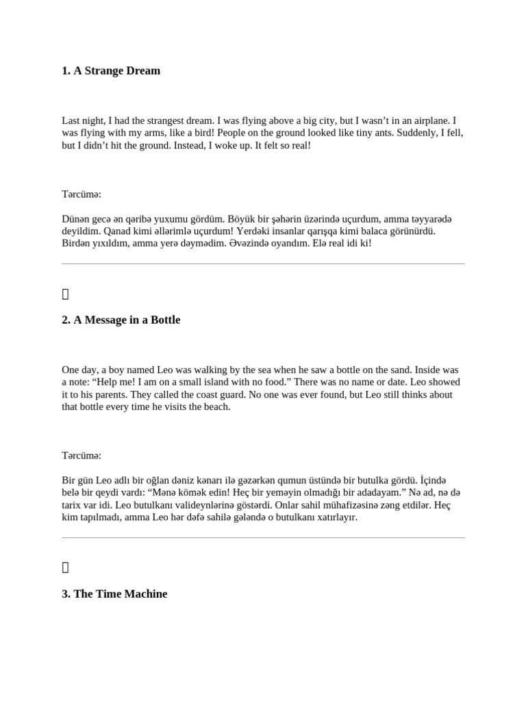 Texts in English 1 | PDF
