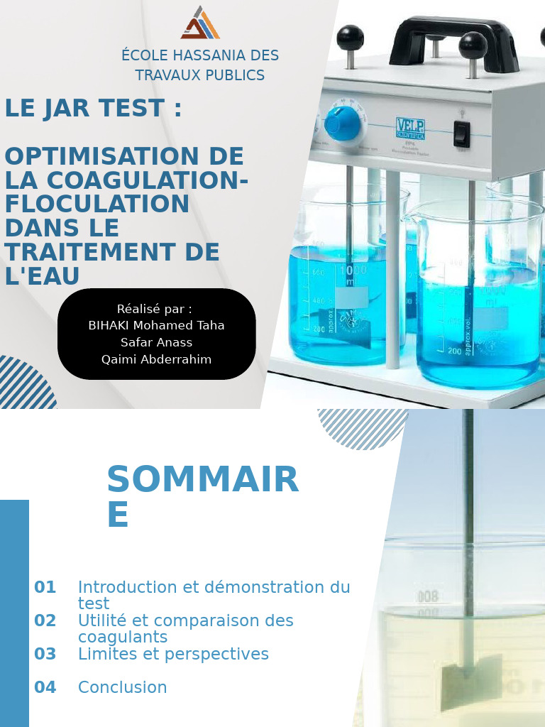Optimisation du Jar Test en Traitement de l'Eau | PDF | Épuration des ...