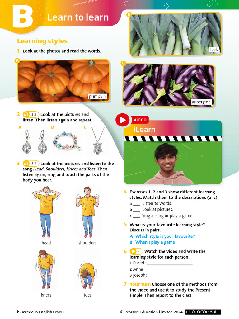 ISucceed in English TR1 Learn To Learn B | PDF