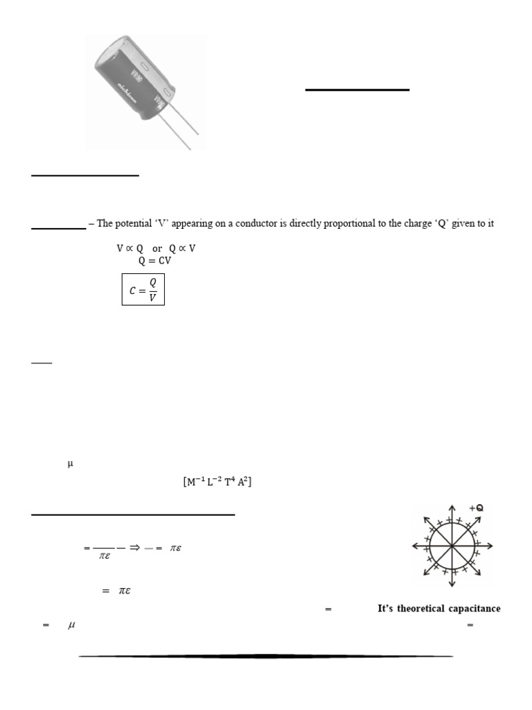 Understanding Capacitors and Capacitance | PDF | Capacitance | Capacitor