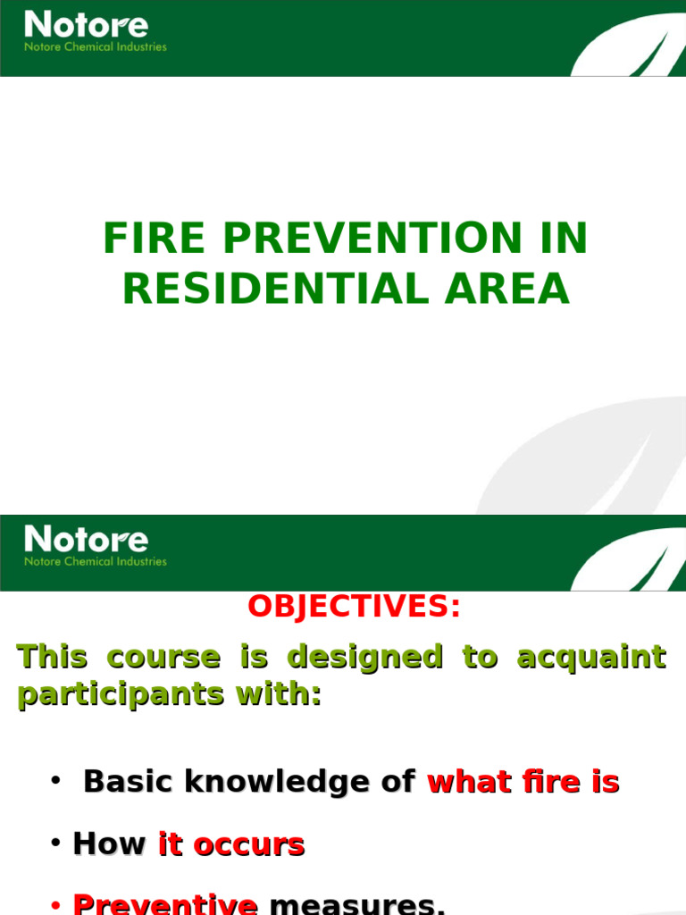 Fire Prevention Tips for Homes | PDF | Fires | Combustion
