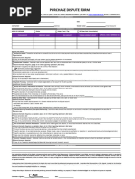Maya Purchase Dispute Form | PDF | Credit Card | Debit Card