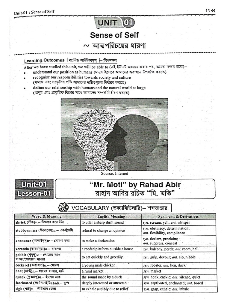 English (Unit 1) | PDF