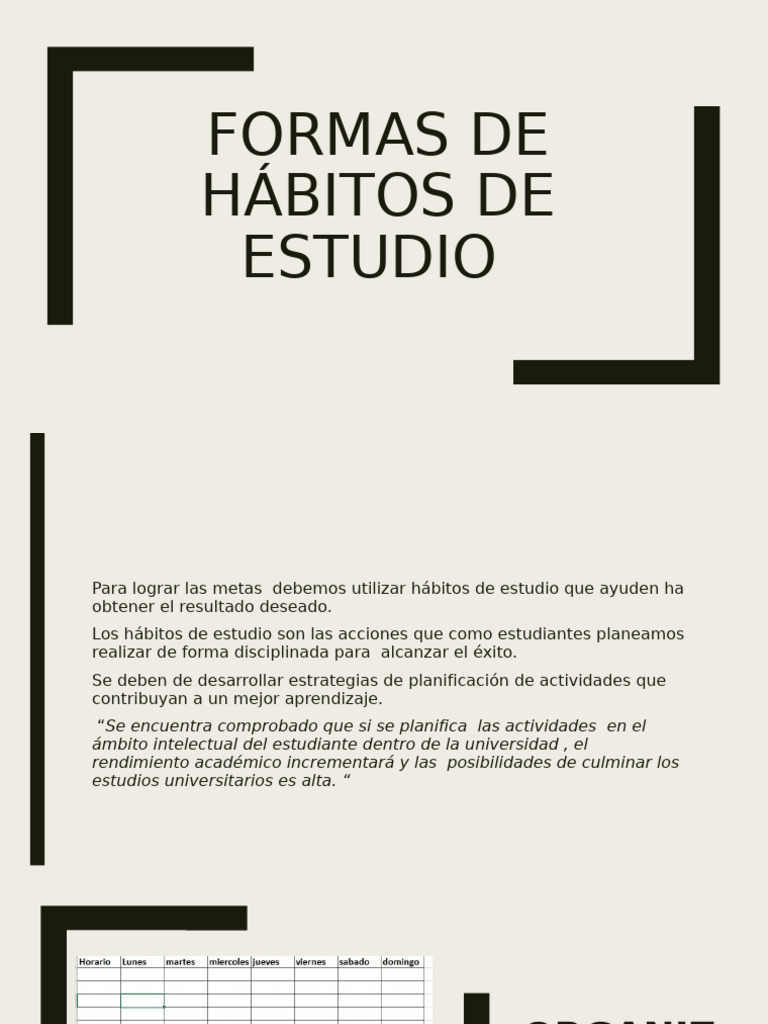 Hábitos de Estudio Efectivos para Estudiantes | PDF | Dormir