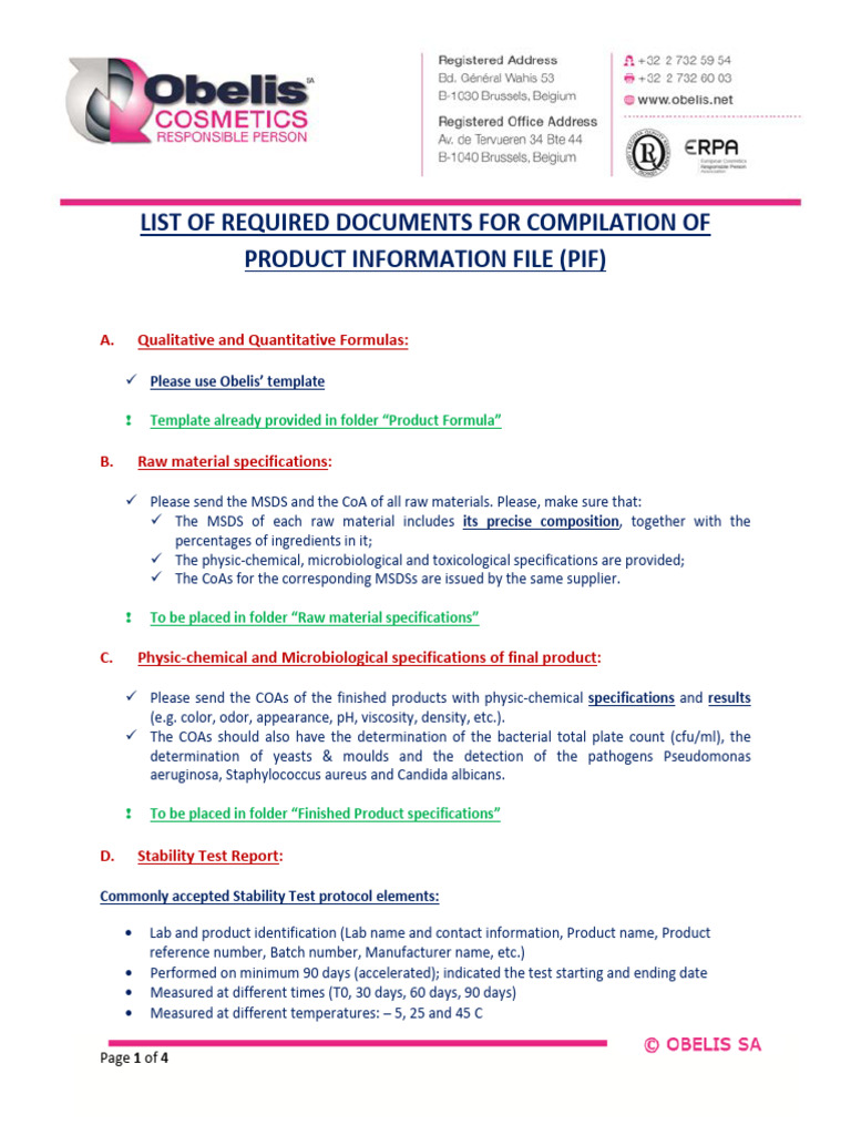 PIF Compilation Guidelines for Microbial ID | PDF | Microbiology