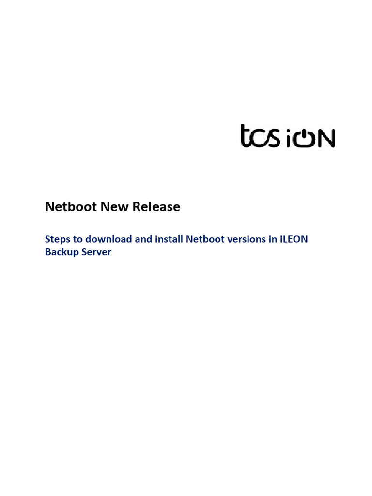 Netboot Deployment in ILEON Server - New Process | PDF | Server (Computing) | Computer Science
