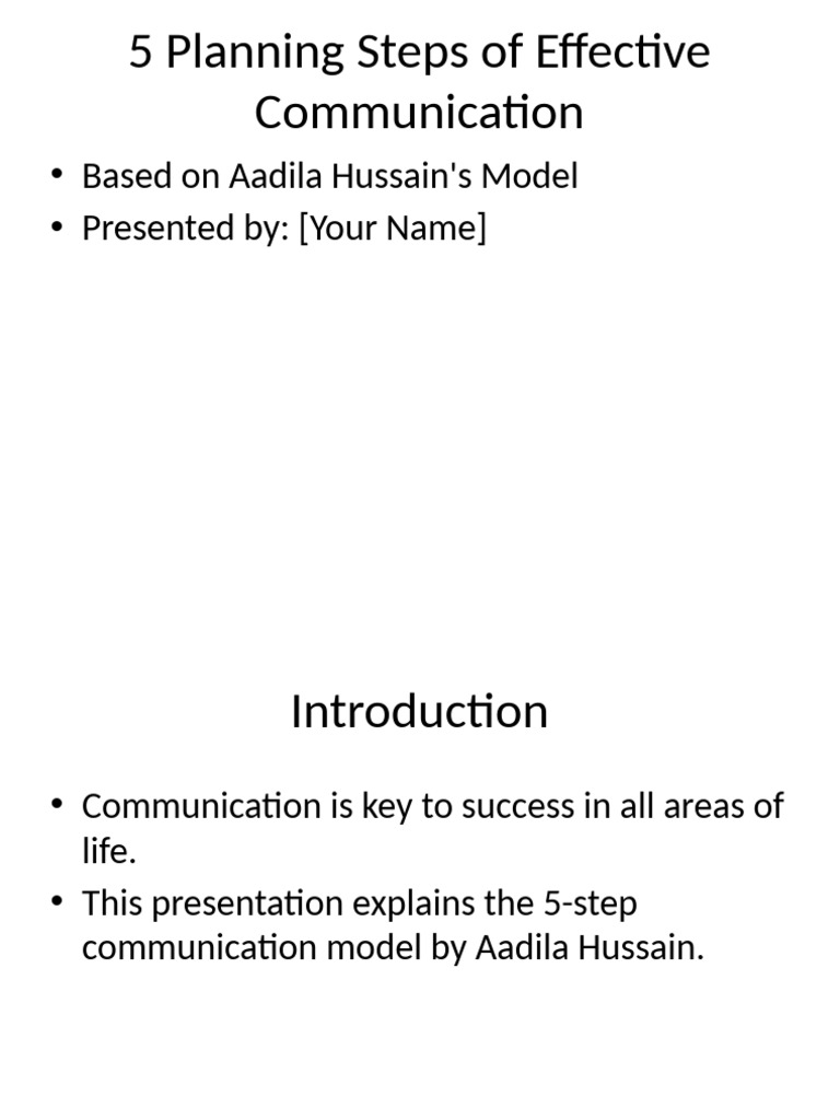 5 Steps for Effective Business Messages | PDF