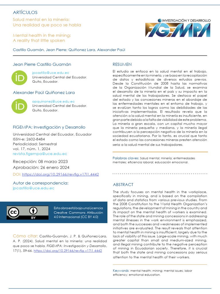Salud_mental_en_la_mineria_Una_realidad_que_poco_s | PDF | Seguridad y ...