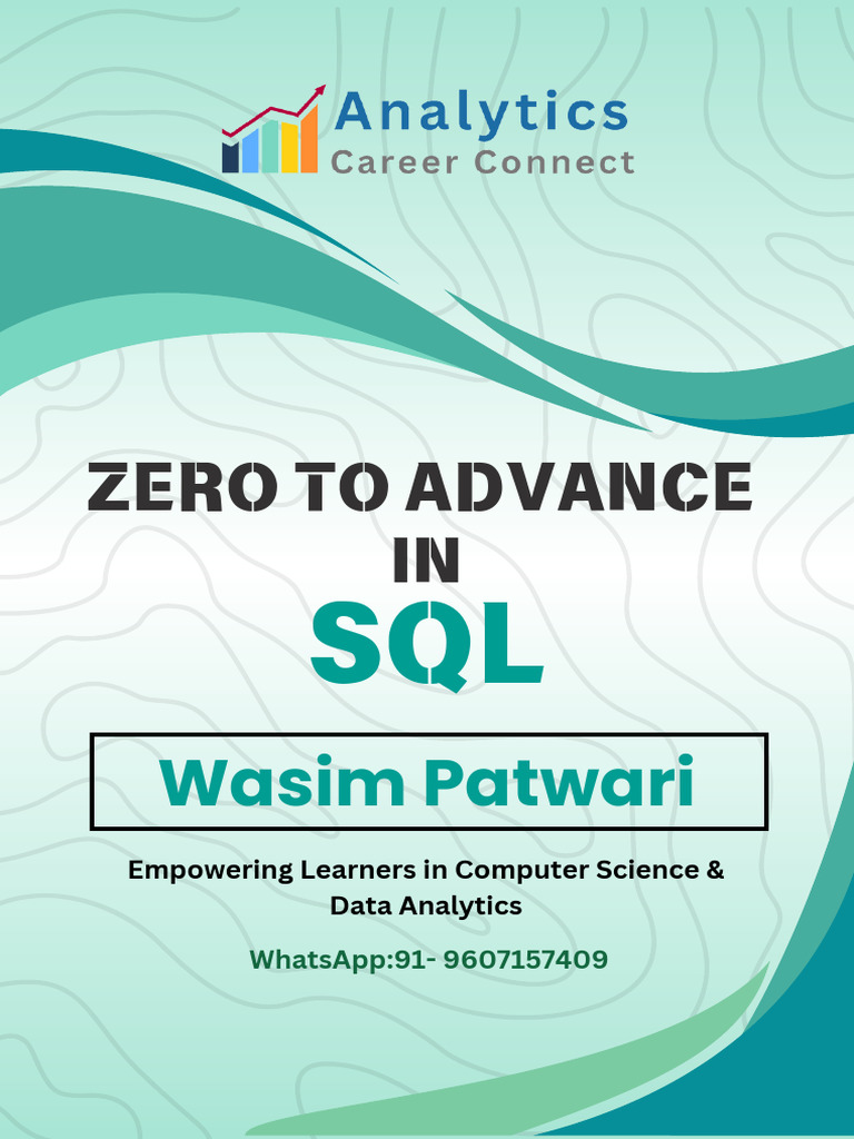SQL Zero To Advance | PDF