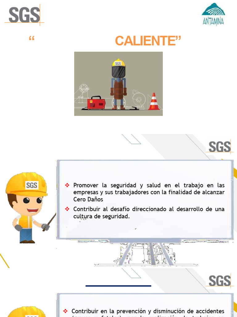 Campaña Seg Trabajo Caliente Agosto Sgs F | PDF