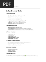 Complete English Grammar Guide | PDF