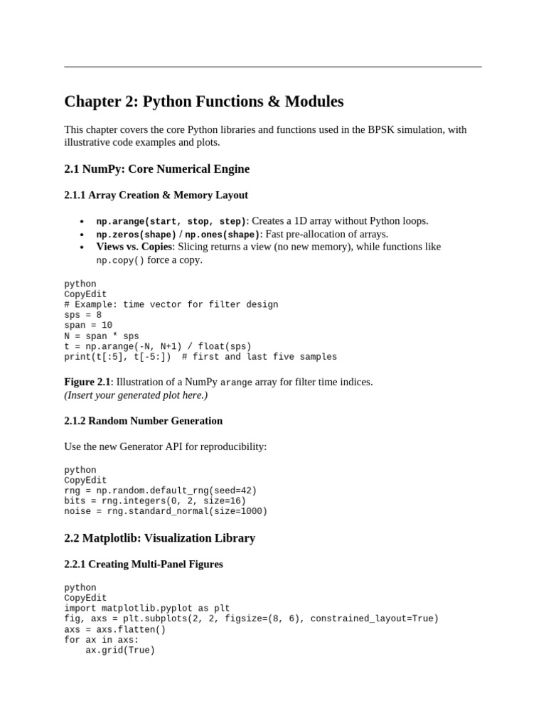 Practical BPSK Communication Python and Theory Part3 | PDF | Computer Programming ...
