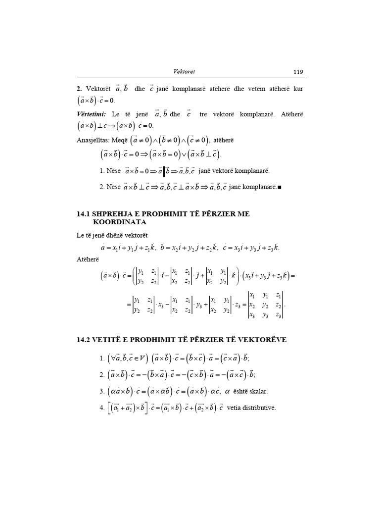 Vërtetimi:: 14.1 Shprehja E Prodhimit Të Përzier Me Koordi ATA | PDF