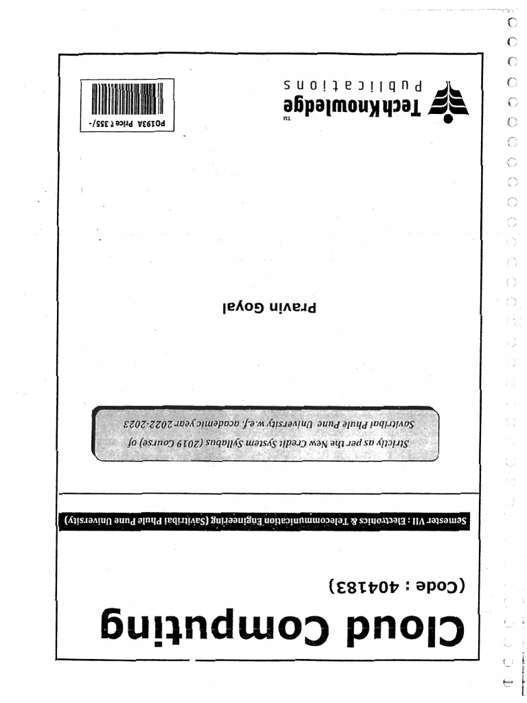 Cloud Computing Pdf