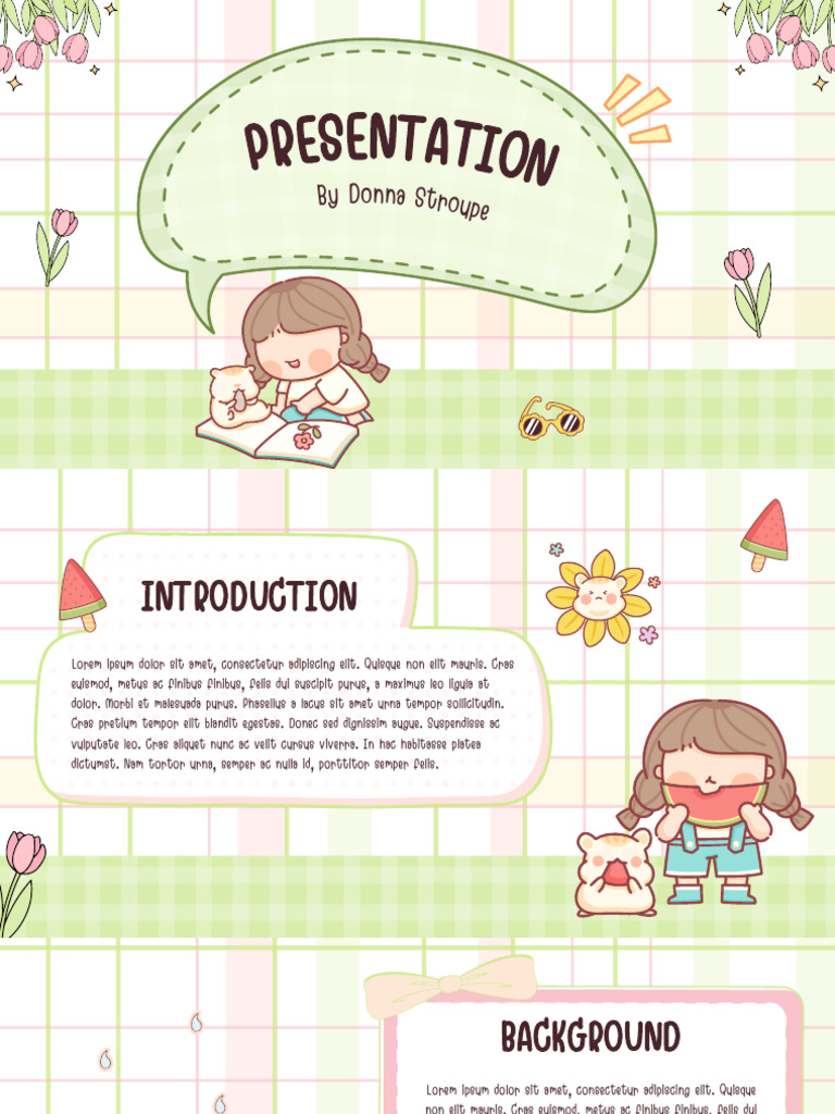 Presentation Overview by Donna Stroupe | PDF