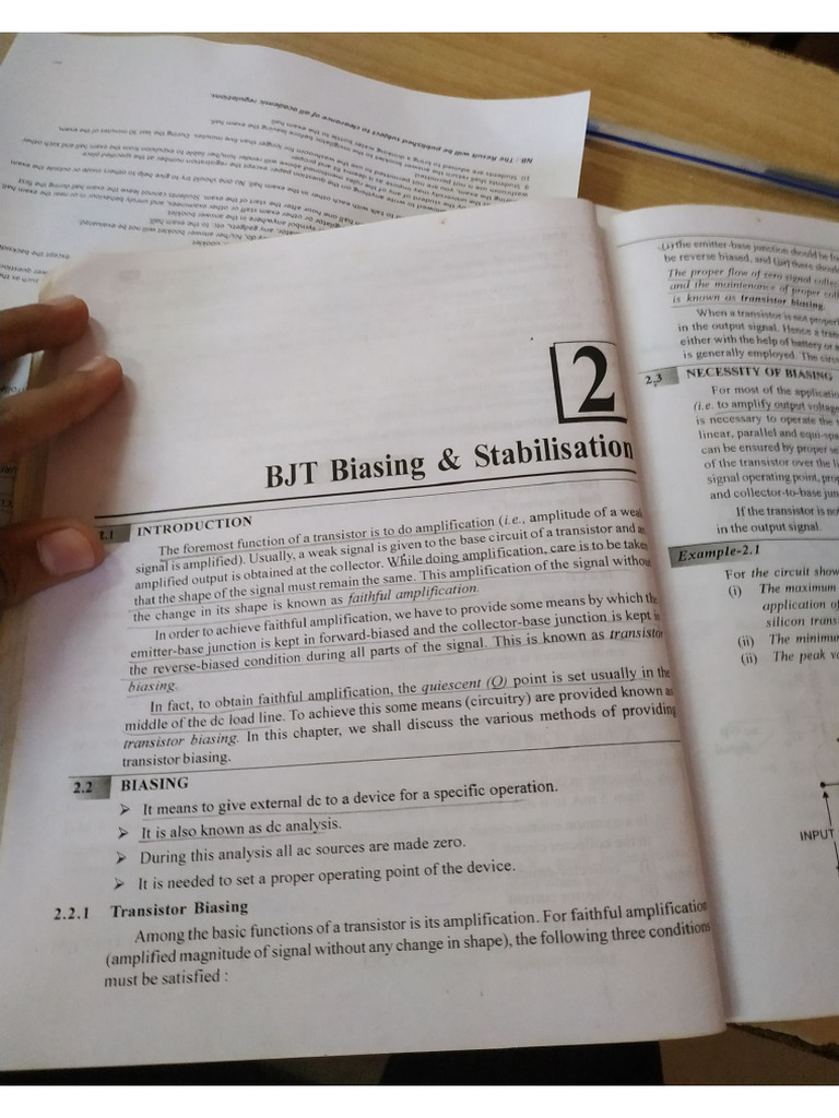 BJT Biasing and Stabilization | PDF