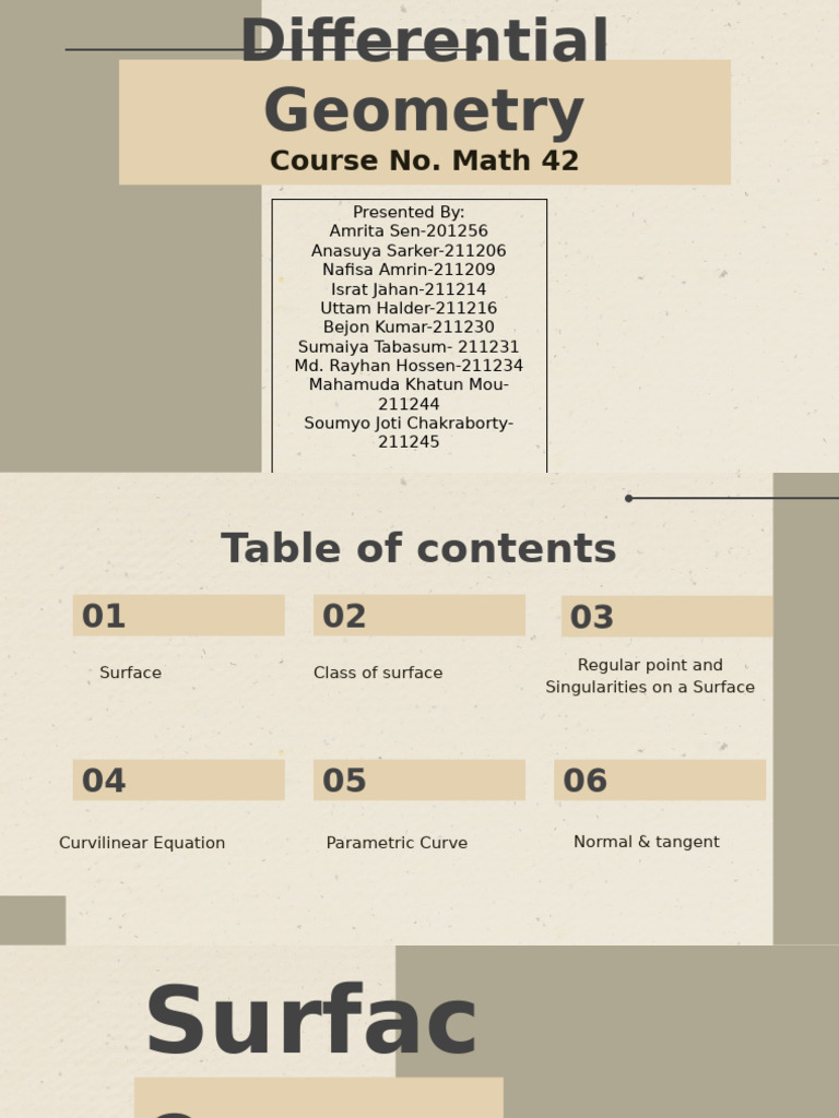 Differential Geometry | PDF | Equations | Curve