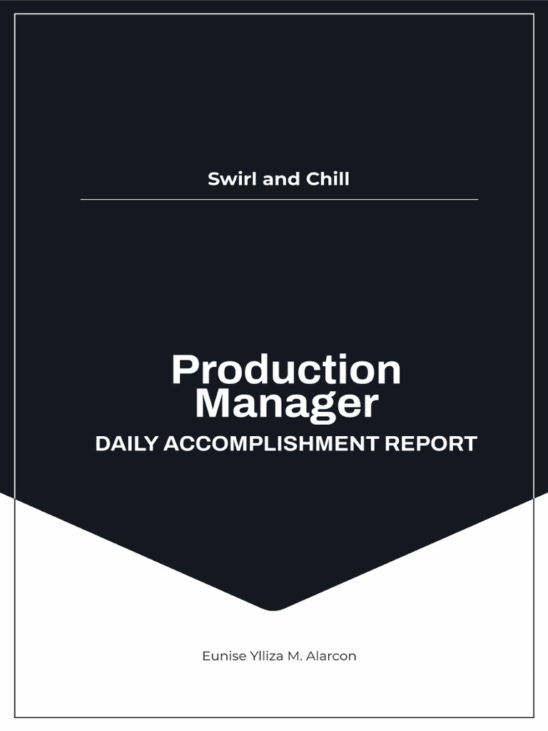 Professional Daily Accomplishment Report Template | PDF