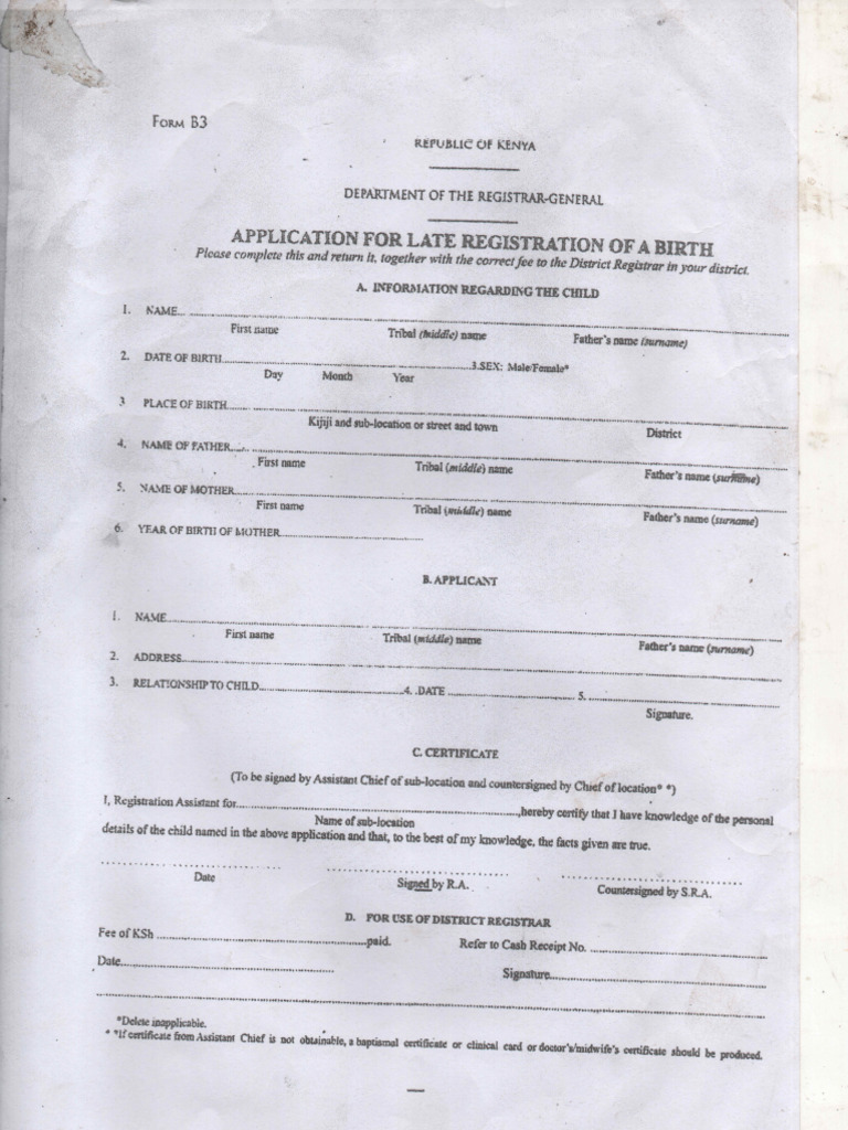 .Trashed 1753816461 Birth Certificate Forms | PDF