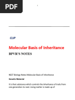 Class 12 Biology Notes Chapter 5 Molecular Basis of Inheritance | PDF ...