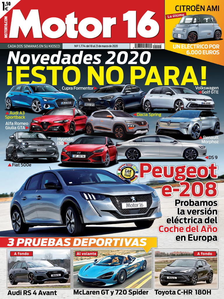 Revista Motor 16 10-3-20 | PDF | Coche | Vehículo de motor