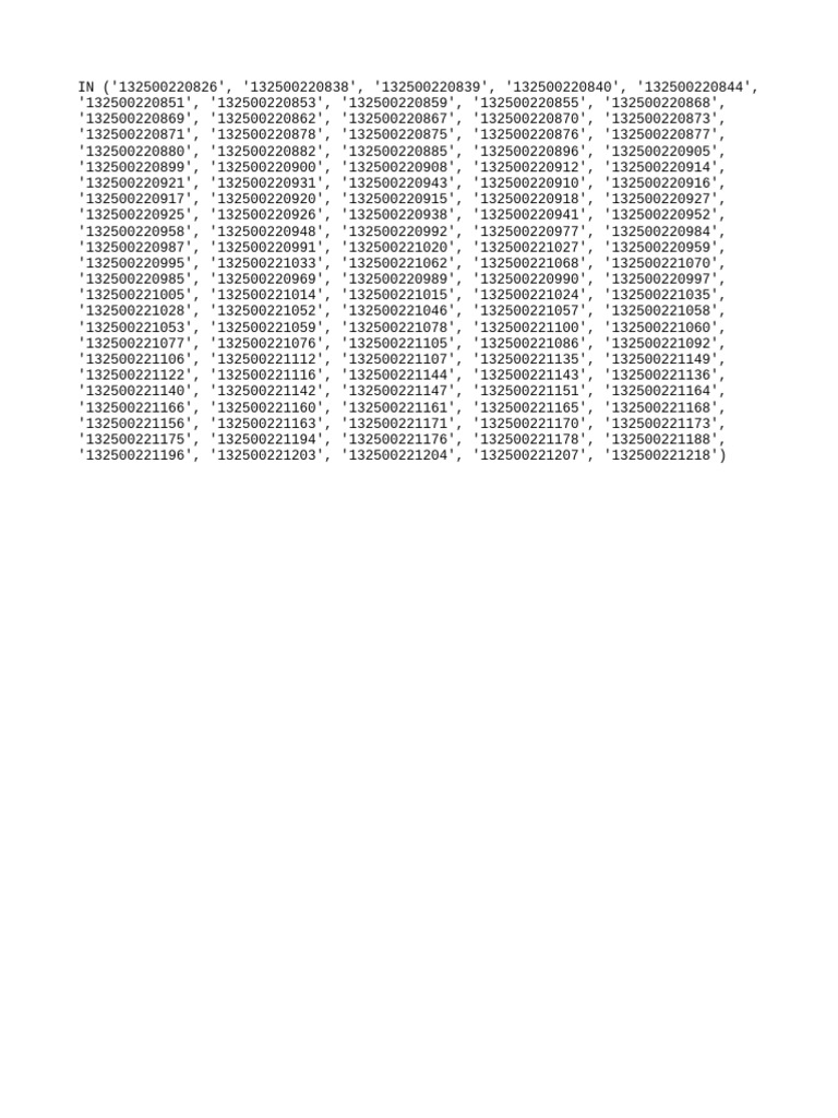 Remitos SQL in | PDF