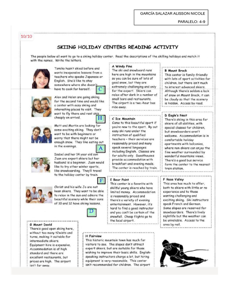 Reading - Sports | PDF