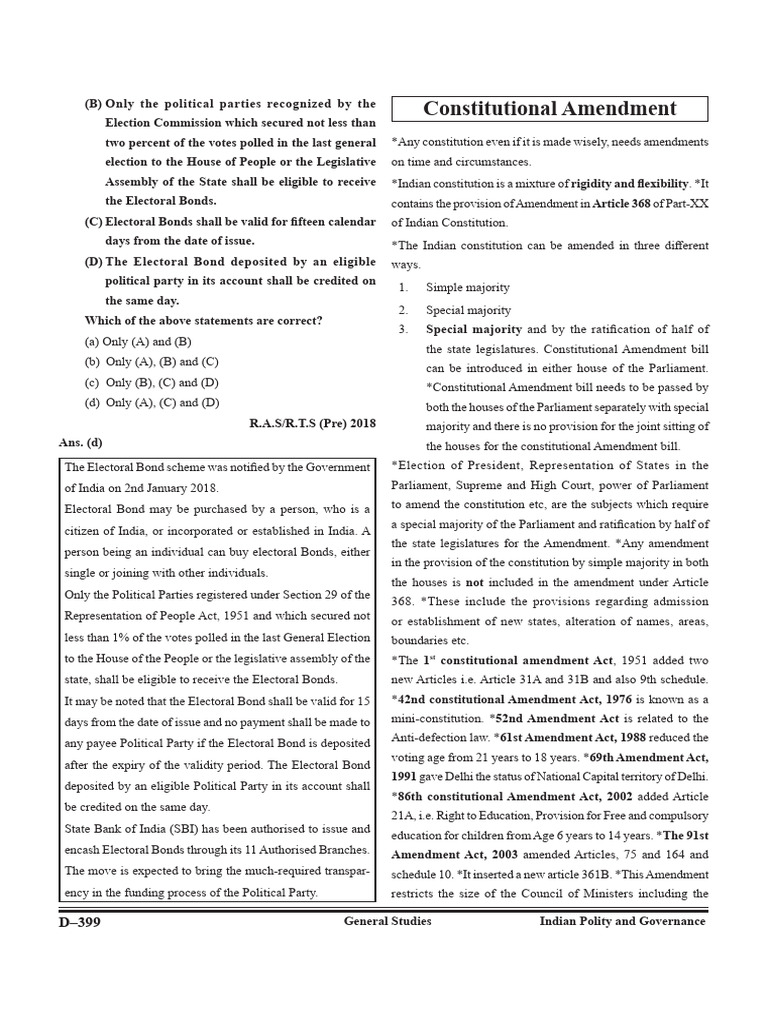 Preview Indian Polity and Governance Part 4 2024 24118 C E Book | PDF ...