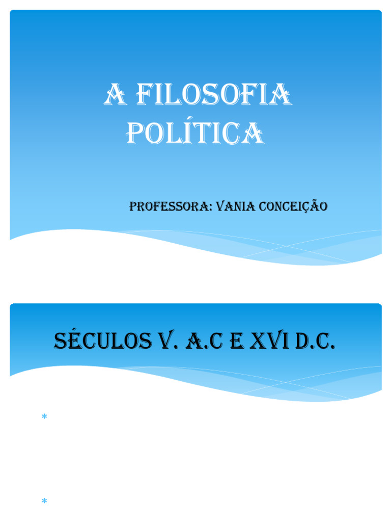 Filosofia Política: Platão a Maquiavel | PDF