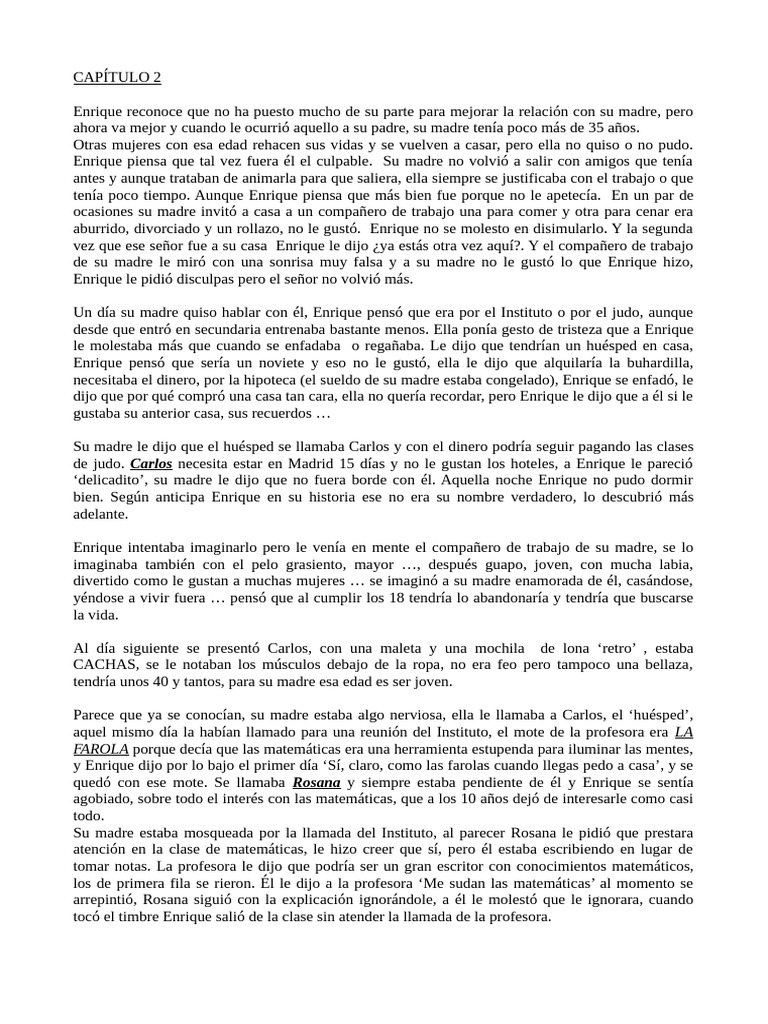 Resumen del Capítulo 2 de "Huye" | PDF