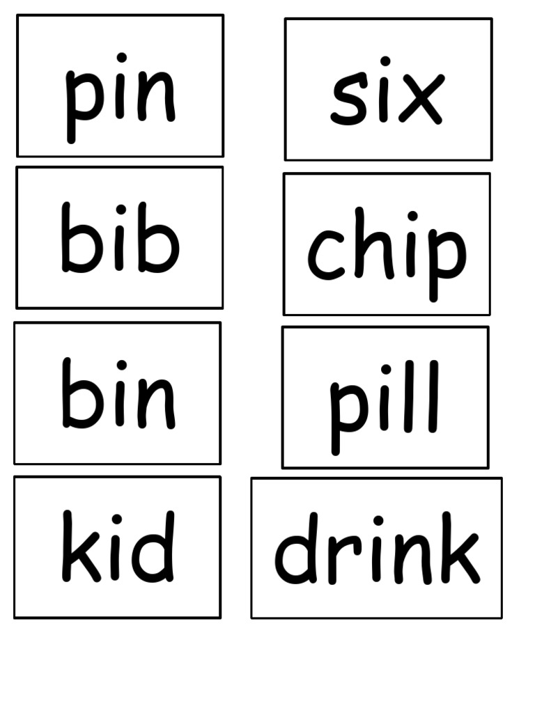 Long and Short I Words | PDF