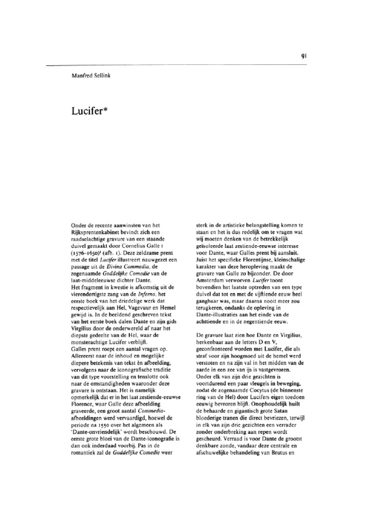 Sellink, Manfred. Lúcifer. | PDF