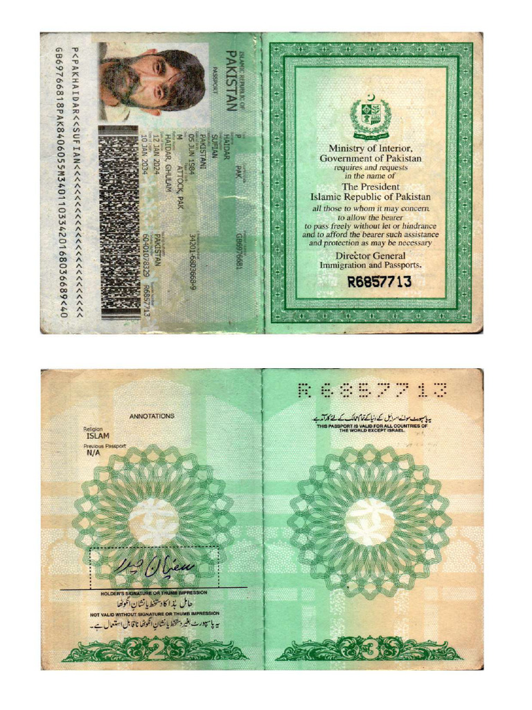 Sufian Haidar Pasport 1 | PDF