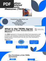 Understanding the TRIMs Agreement | PDF | General Agreement On Tariffs ...
