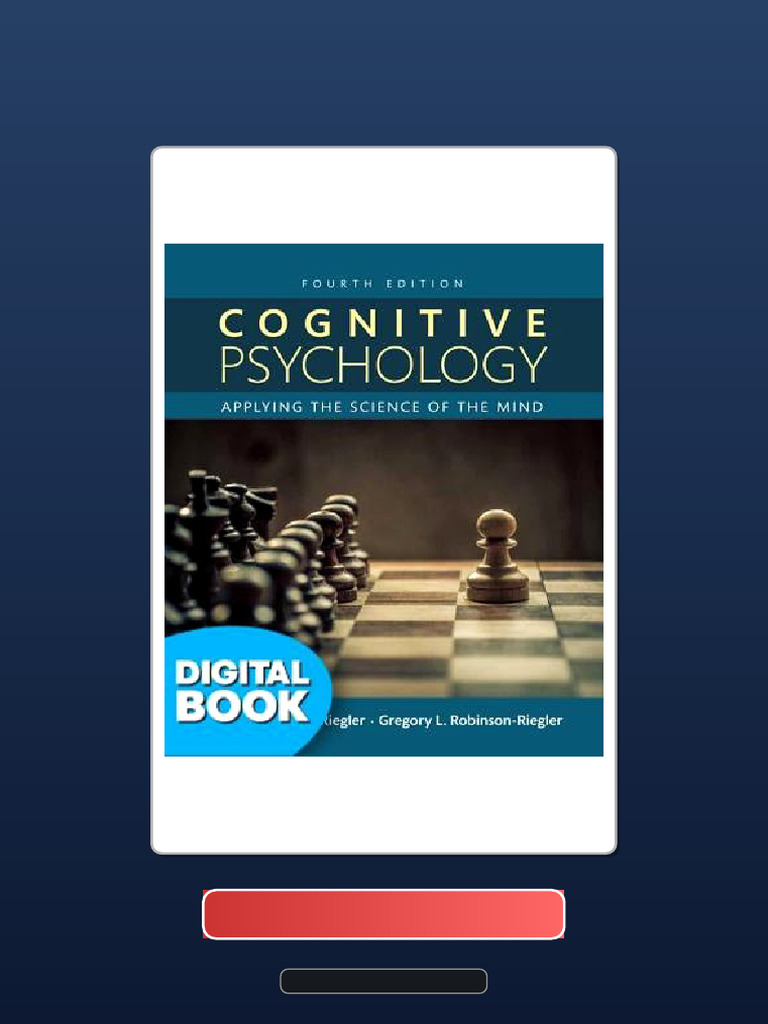 Cognitive Psychology Applying The Science of The Mind 4th Edition ...