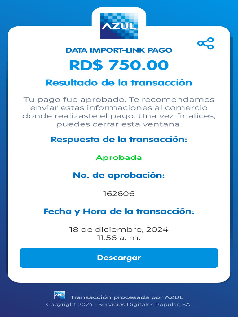AZUL Servicios Digitales | PDF