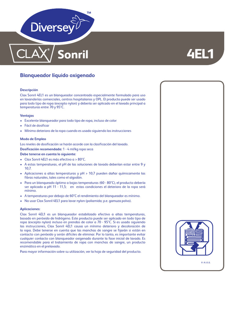Clax Sonril: Blanqueador Eficaz 4EL1 | PDF | Blanqueador | Peróxido
