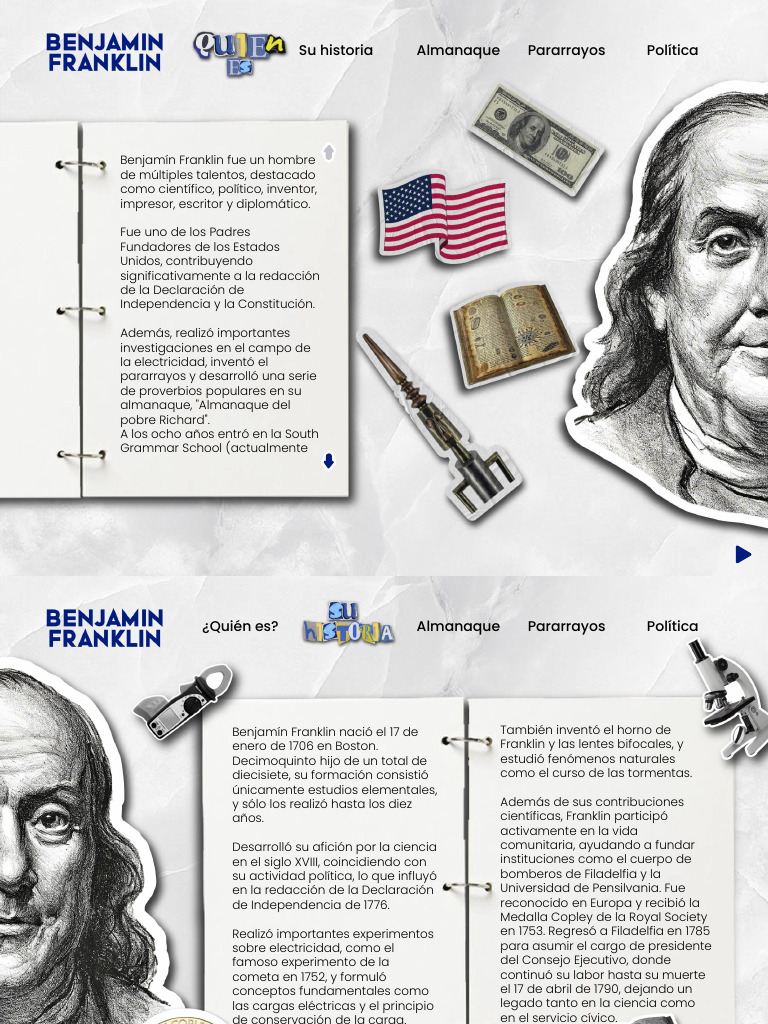 Benjamin Franklin Interactivo Def | PDF | Benjamin Franklin
