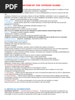 OSCE Guide: Thyroid Status Examination | PDF | Thyroid | Neck