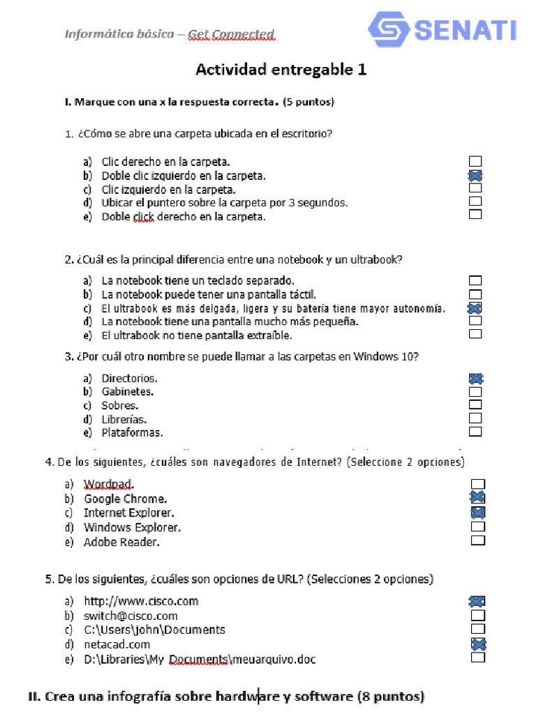 Entregable 01 Informatica | PDF | Software | Hardware de la computadora